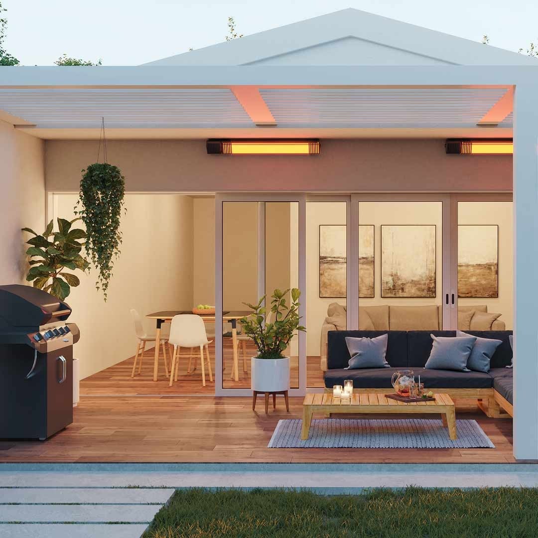 Outdoor Electric Radiant Heaters | Stoke Fireplace Studio