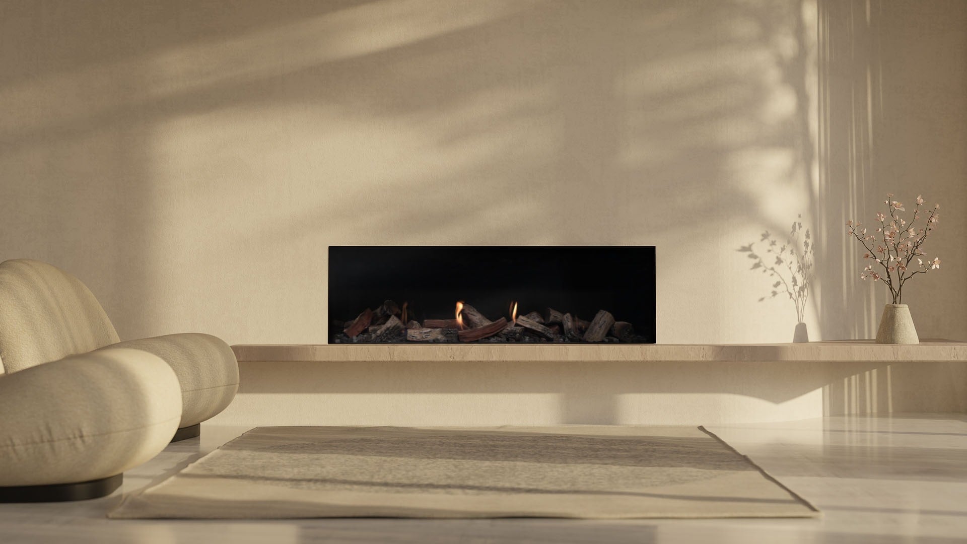 MODE KB1400 Single Sided Gas Fireplace I Stoke Fireplace Studio