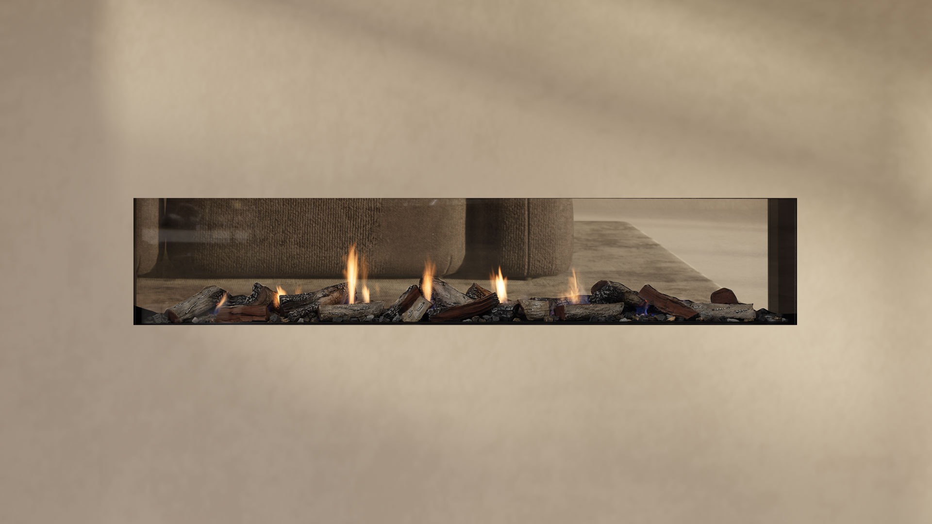 MODE KB1900 Double Sided Gas Fireplace I Stoke Fireplace Studio